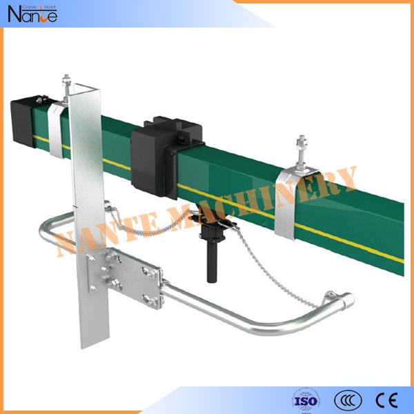 PVC Enclosed Conductor Rail System Self - Extinguishing Green Boxline