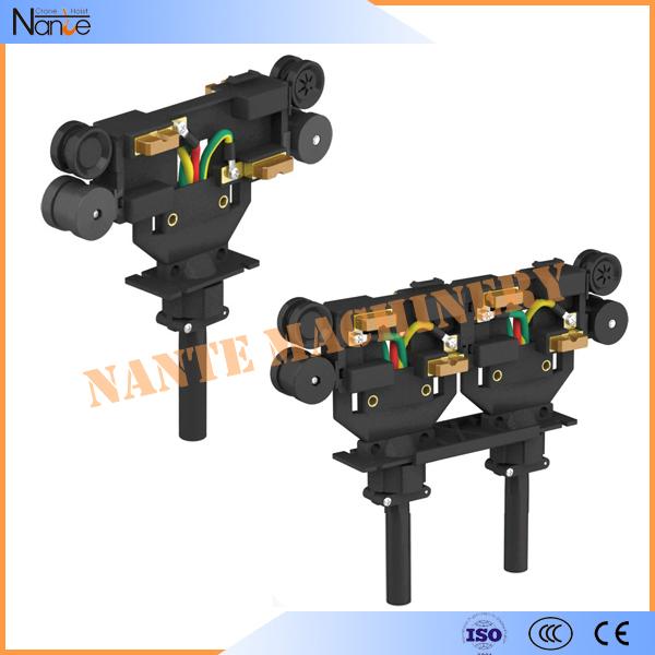 PVC Enclosed Conductor Rail System Self - Extinguishing Green Boxline