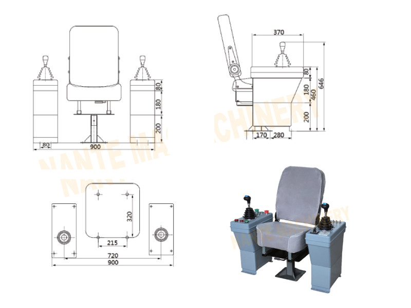 Control Console for Crane Cabin Customized By Customers Be Used 1 ...