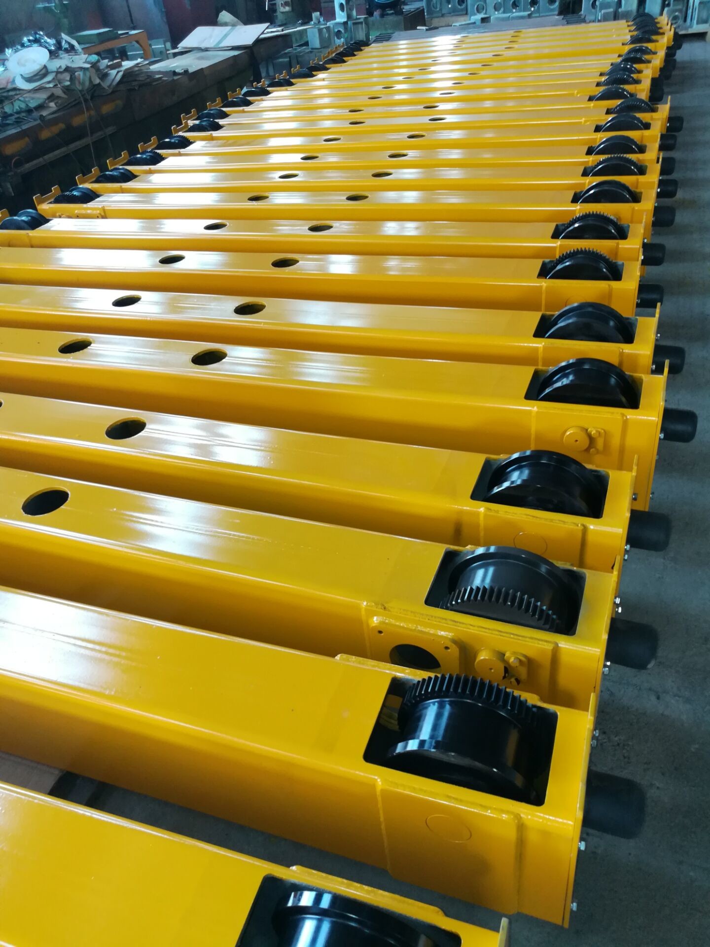 DIY Color Open Gear End Carriage With 25 Length At Single & Double Speed