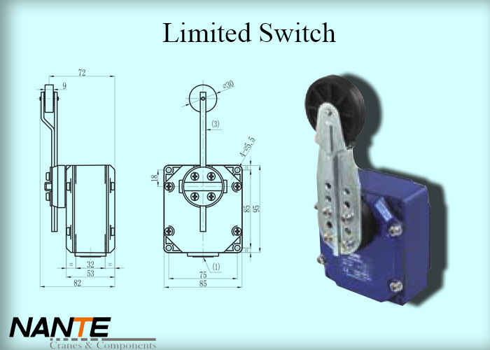 Bigger Plastic Wheel Swing Arm Rotary Electric Wire Rope Hoist Limited ...