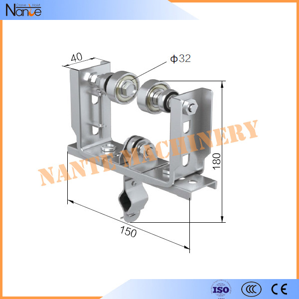 Corrosion Resistance I Beam Trolley H Type Steel Rails Cable Trolleys ...