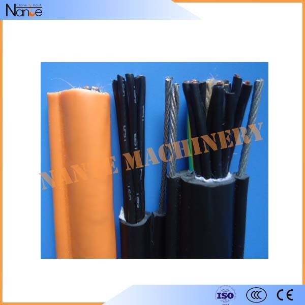 Customized Non - Flexible Multi Core Round Flat Electrical Cable 4 x 16C